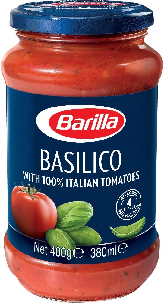 Barilla Tomato Sauce with Basil (400g) : Amazon.co.uk: Grocery