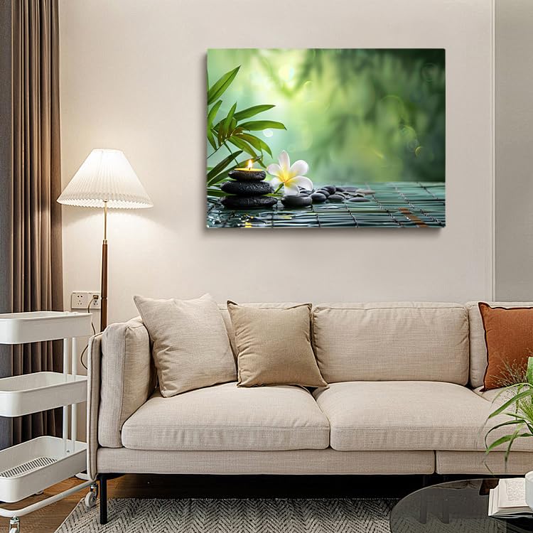 Living Zen Painting Buddha Wall Art For Meditation Room Colorful Zen