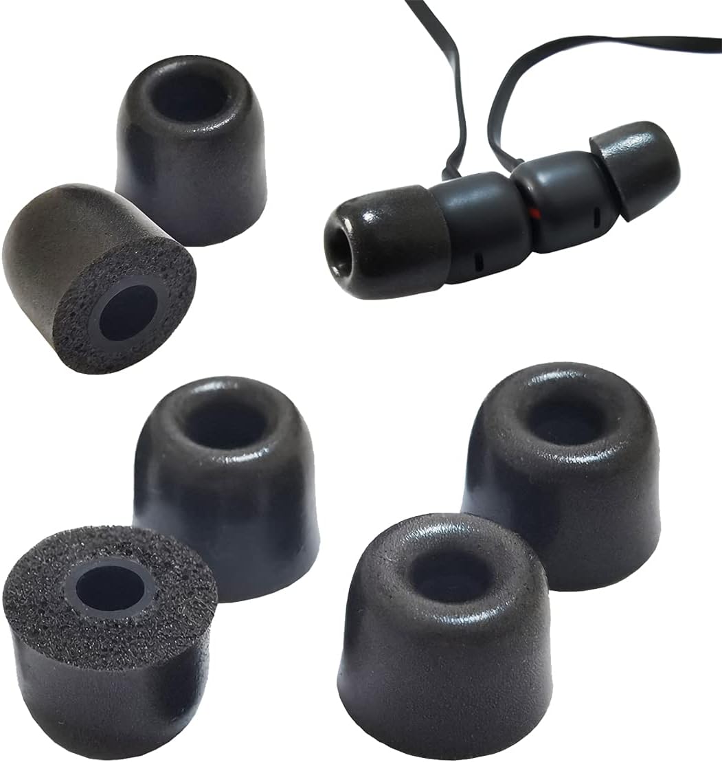 Amazon.com: CCA Memory Foam Earbud Tips Soft&Bouncy Premium Replacement ...