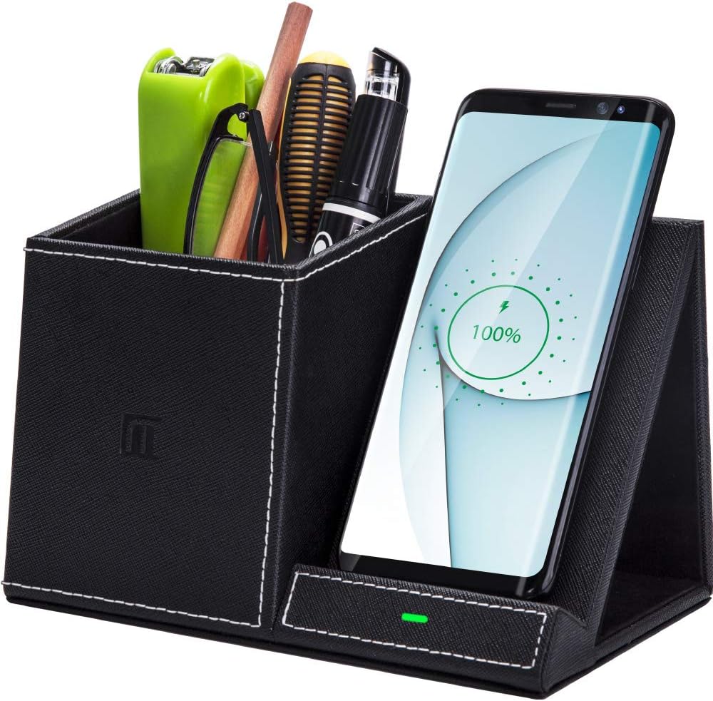 Amazon.com: Desk Supplies Organizer, Multi-Functional Pencil Pen Holder ...