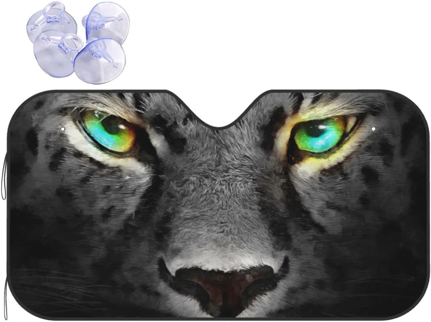 Amazon.com: Cheetah Eyes Car Sun Shade Windshield Block Uv Rays Keep ...