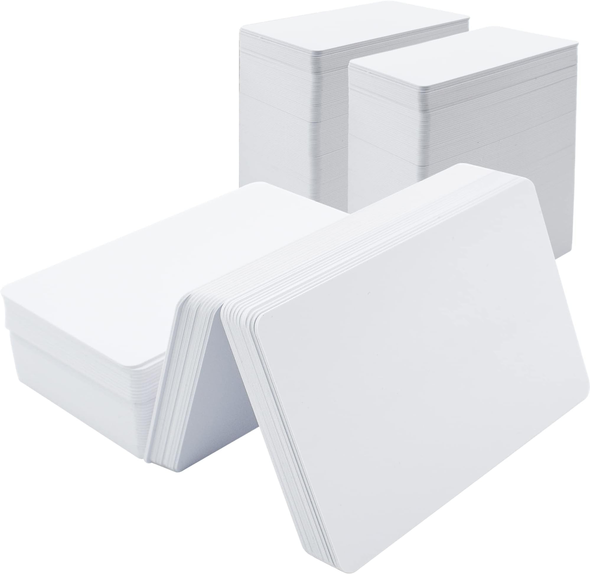 VANRA 250 Pack Premium Blank PVC Cards for Photo ID Badge Printers CR80 ...