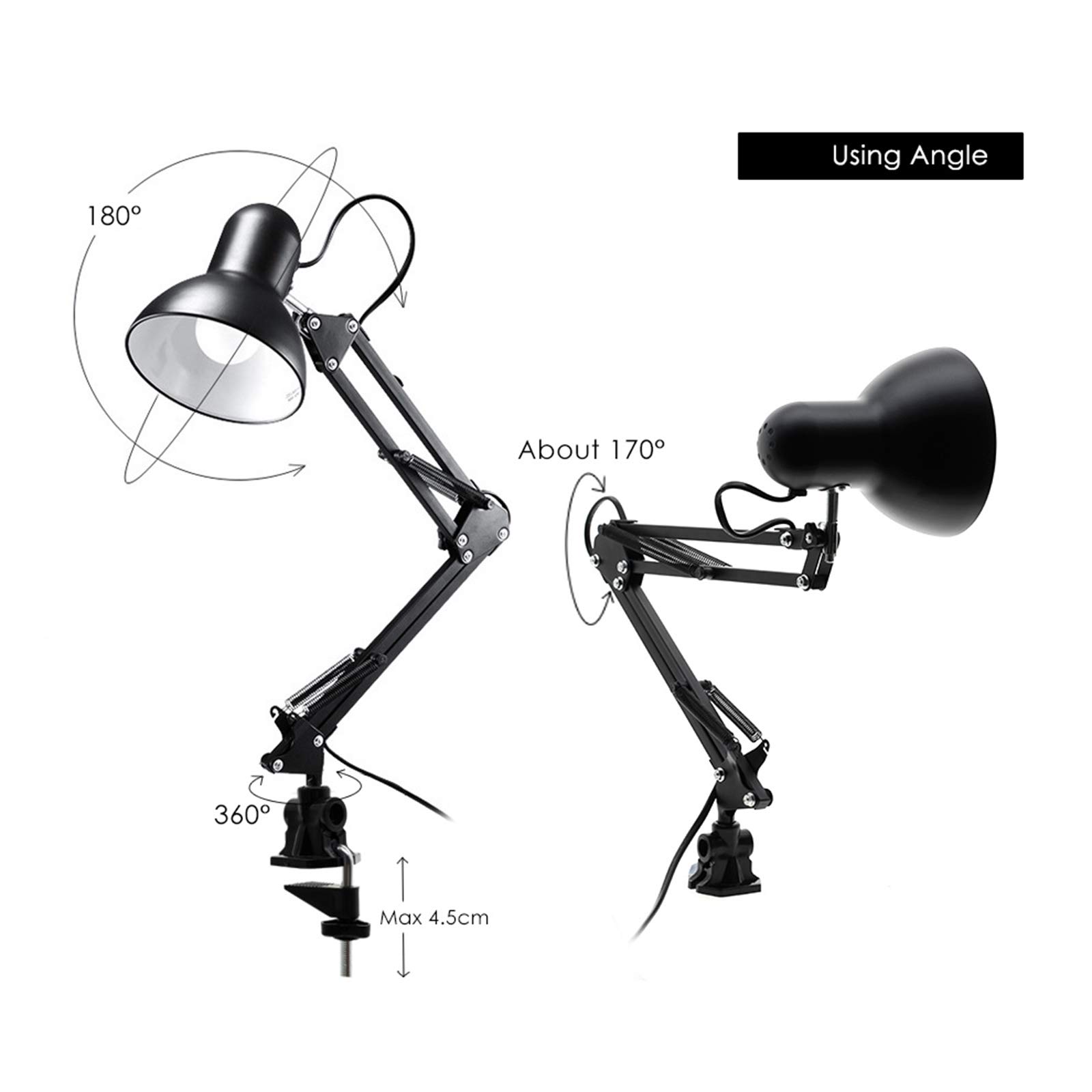 Clamp On Desk Lamp Office Depot Simple Designs Adjustable Clip Light