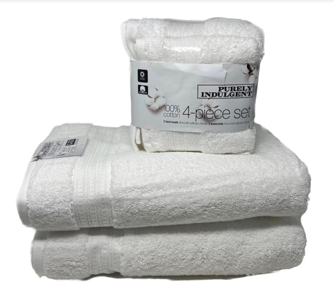 Amazon.com: Purely Indulgent 100% HydroCotton | Includes: 2 Luxury Bath ...