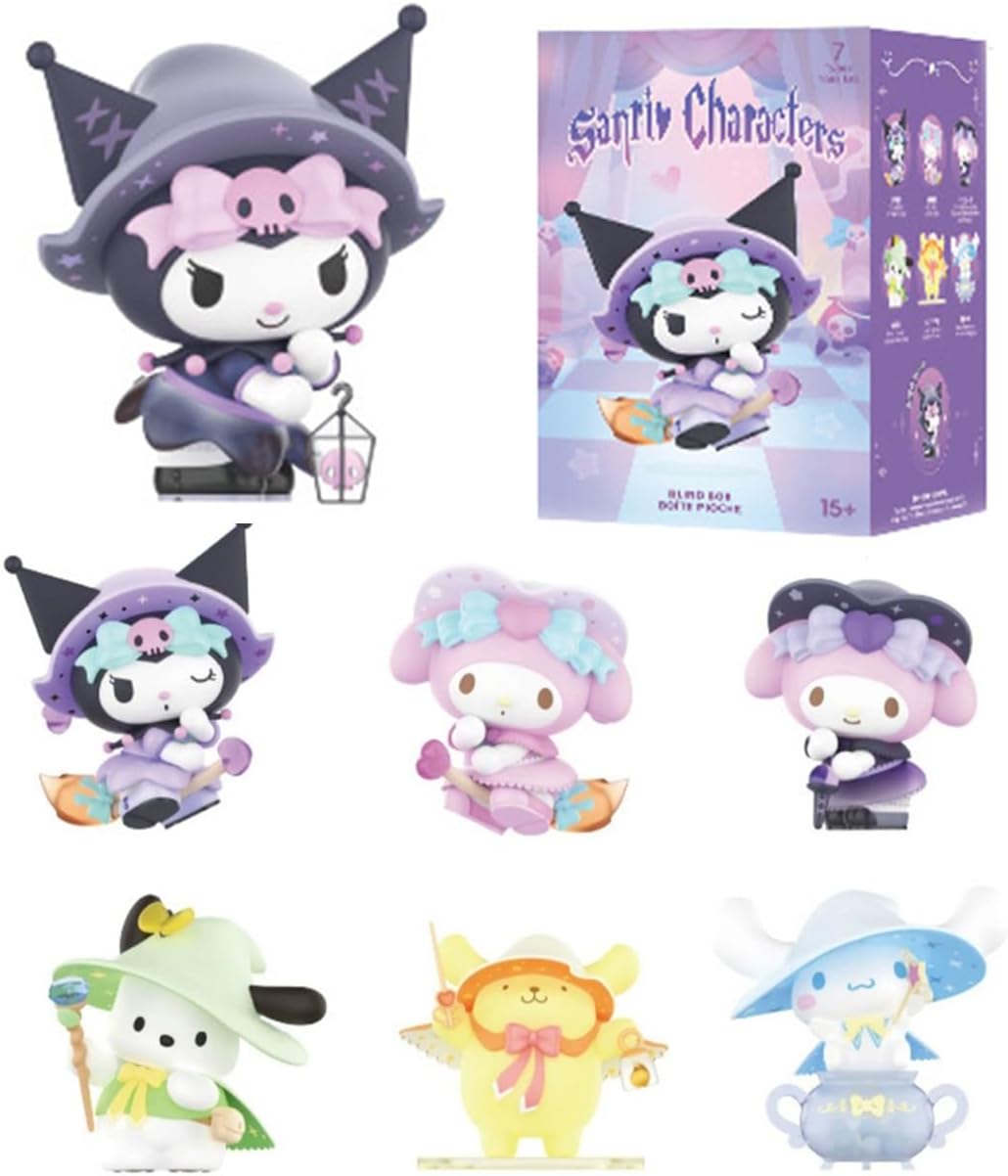 MINISO Sanrio Characters Blind Box, 2.5Inch Sanrio Wizard Series ...