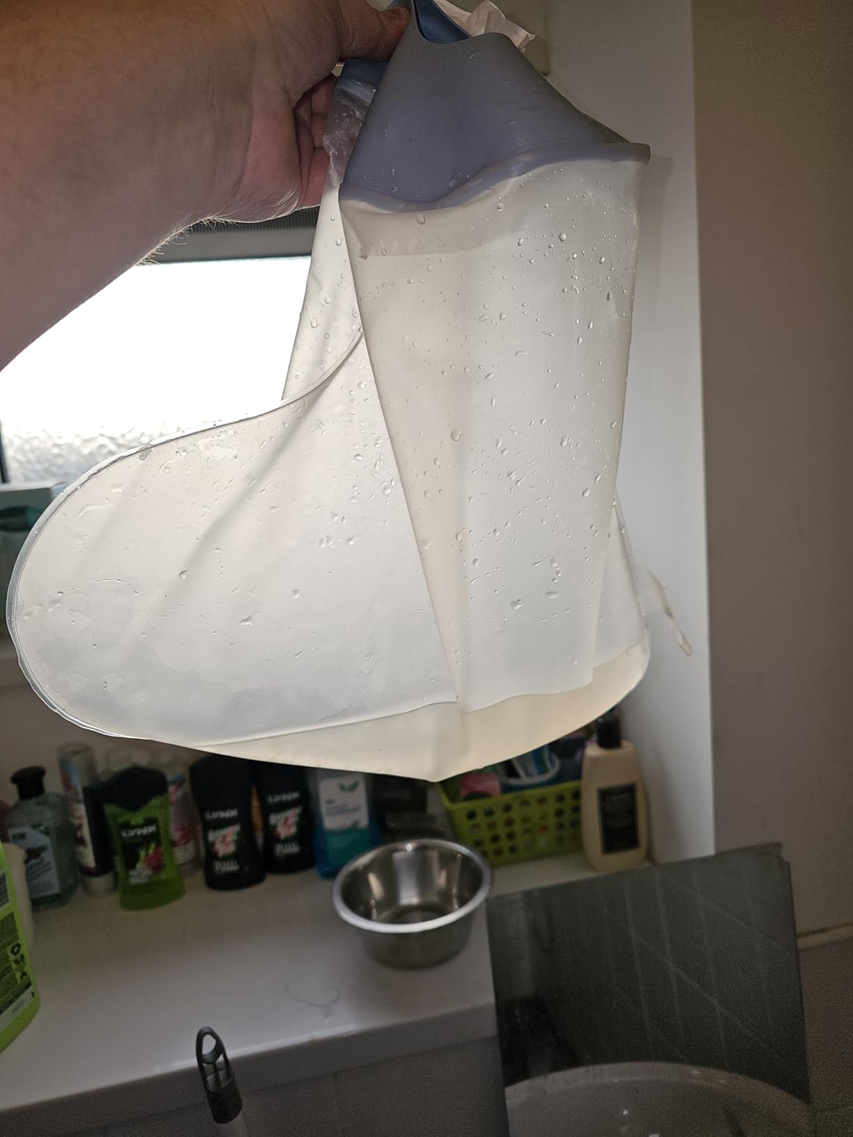 CureSquad Waterproof Foot Cover for Shower, Soft Comfortable Cast Cover ...