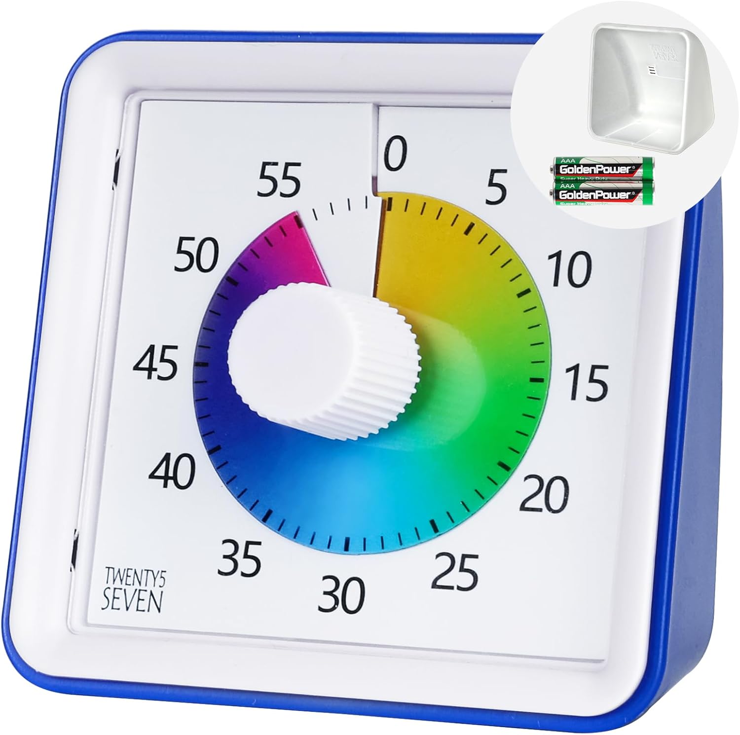 Visual Timer With Protective Case 60 Minute Countdown
