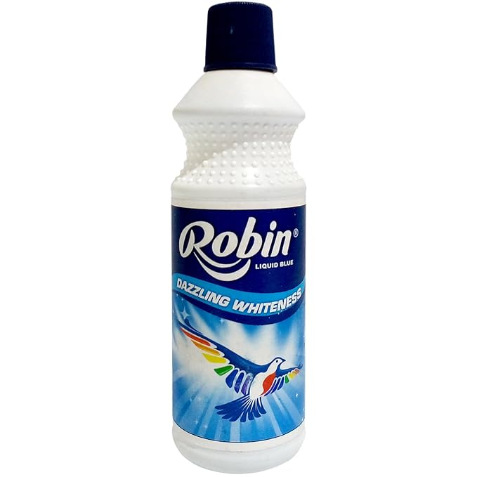 Robin Fabric Liquid Blue - Dazzling Whiteness, 75ml Bottle : Amazon.in ...