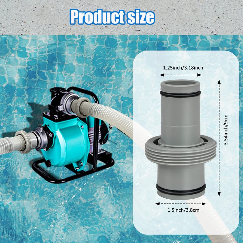 Pool Hose Connector Diameter 32 mm to Diameter 38 mm, 2-Way Pool Hose ...