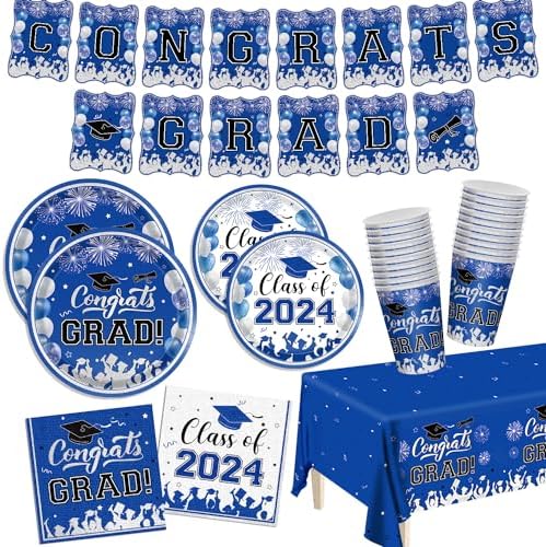 Amazon.com: 200PCS Preschool Graduation Plates and Napkins 2024 ...