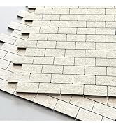 VAOVI Large Metallic Stick on Tiles Kitchen Wall Tiles Self Adhesive ...