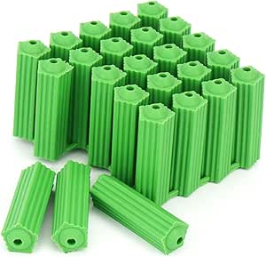 M6 M8 Ribbed Plastic Anchor Plastic Expansion Pipe Tube Wall Plugs ...