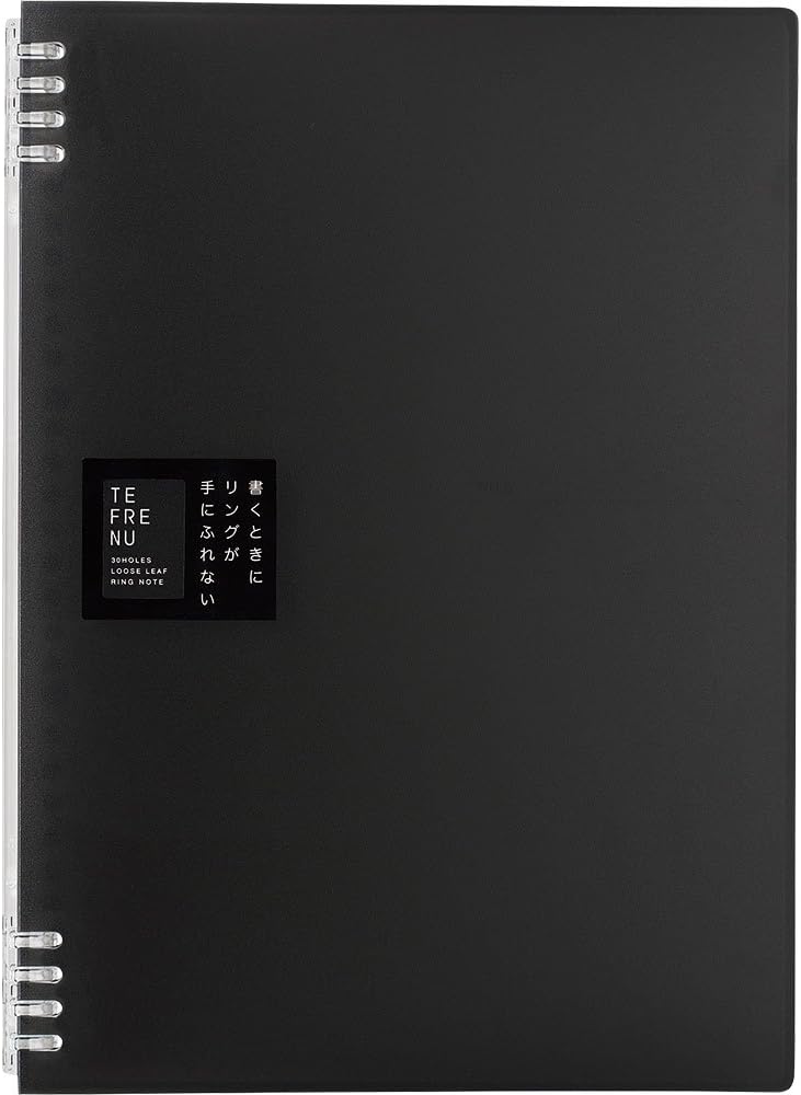 King Jim 9856TTE TEFRENU Ring Notebook, A4, Black : Amazon.com.au ...