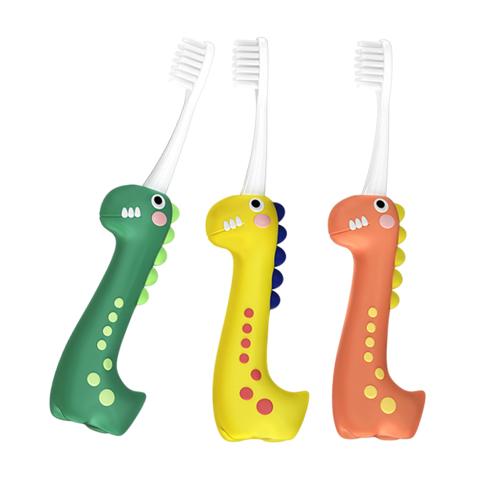 Amazon.com: TiaYin Dinosaur Kids Toothbrush, 0.12mm Soft Filament ...