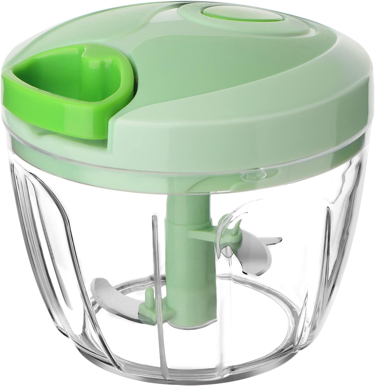 Amazon.com: DOSMAMZ Hand Pull String Vegetable Chopper Food Processor ...
