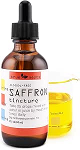 Organic Saffron Tincture – Pure Saffron Extract Drops – Premium Saffron ...