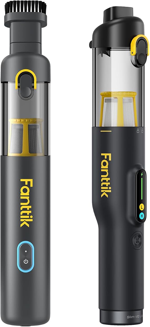 Amazon.com - Fanttik Slim V8 APEX Car Vacuum Gray Slim V10 Lite ...
