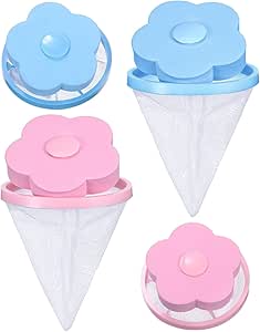 Amazon.com: 4-Piece Washing Machine lint Collector Reusable Household ...