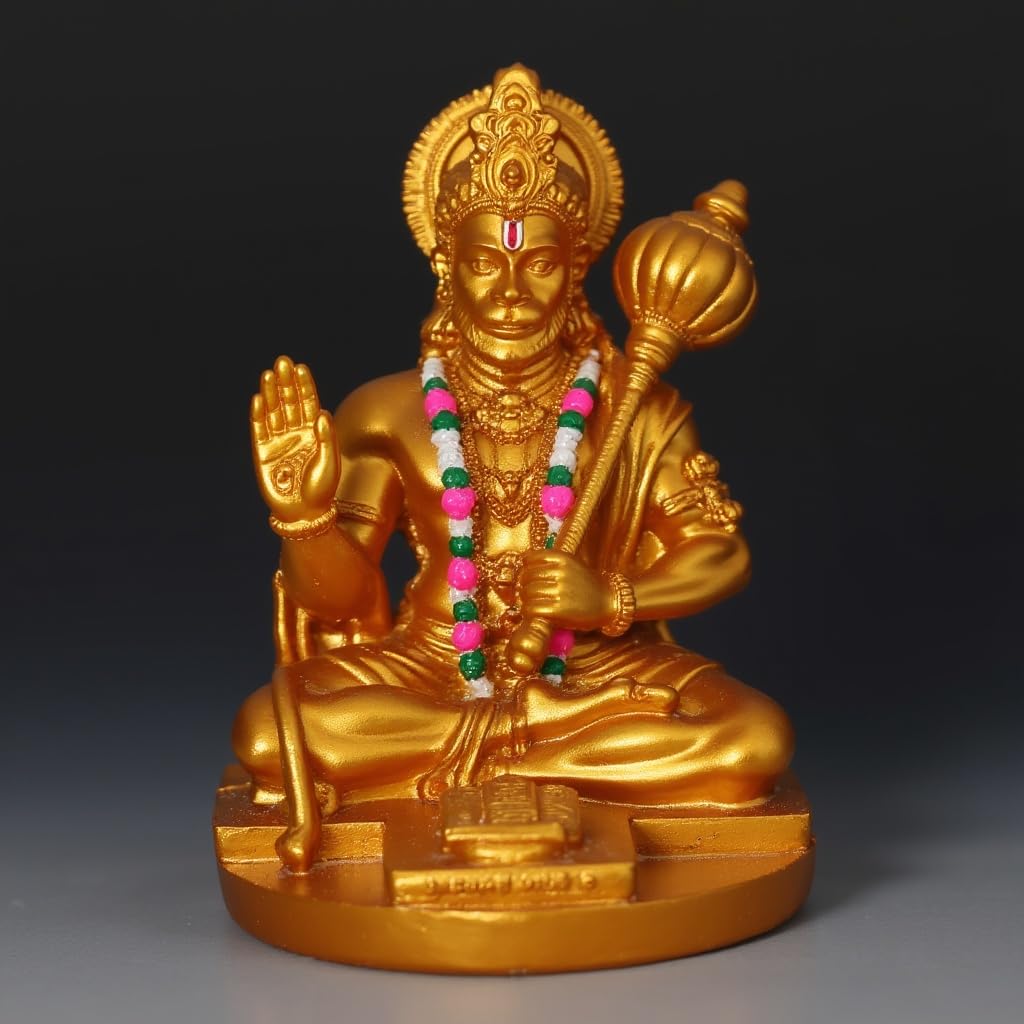 UNOVATE Lord Hanuman Idol for Car Dashboard, Murti for Home with ...