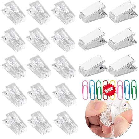 Amazon.com : Self Adhesive Clips, 20Pcs Clear Wall Tapestry Clips ...