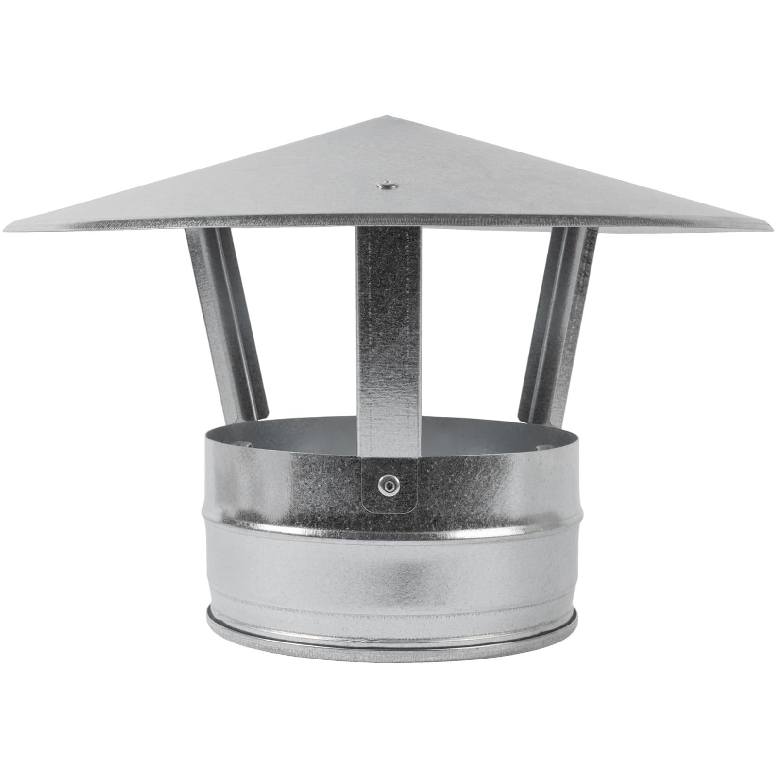 6 Inch Round Roof Cap - All Weather Chimney Cap - Galvanized Steel ...