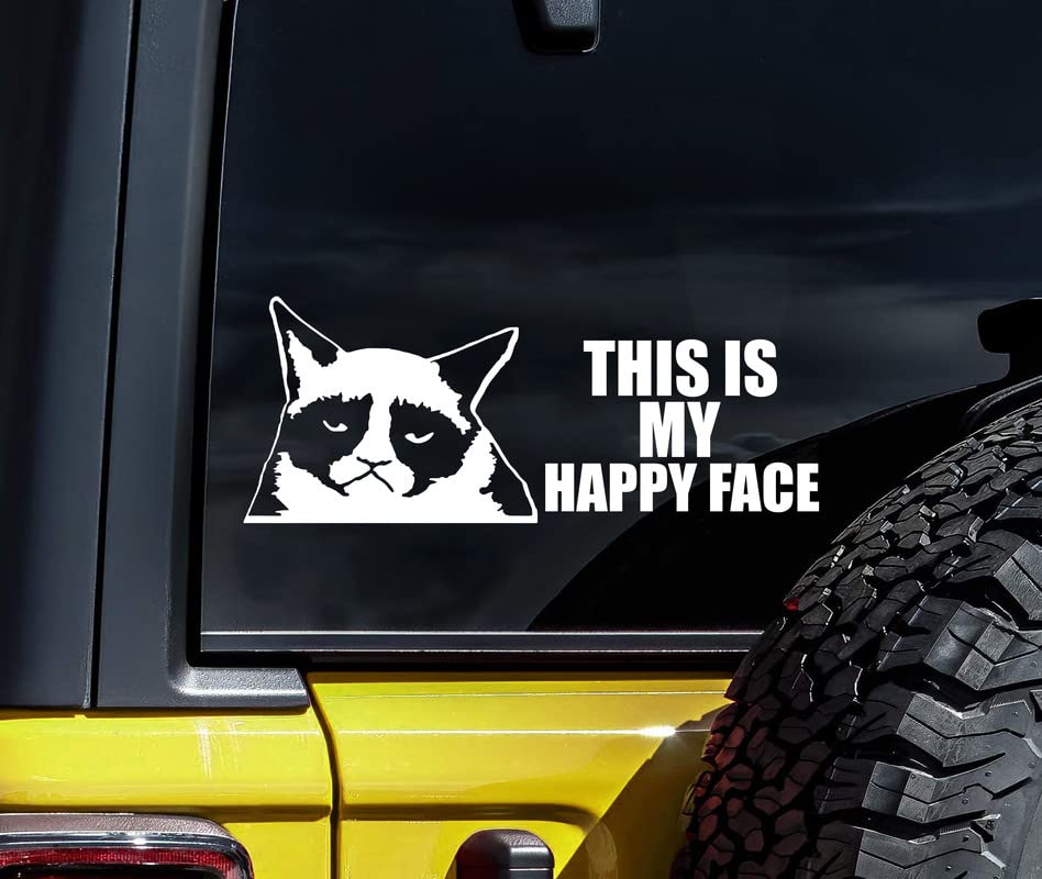Grumpy Cat Window Decal