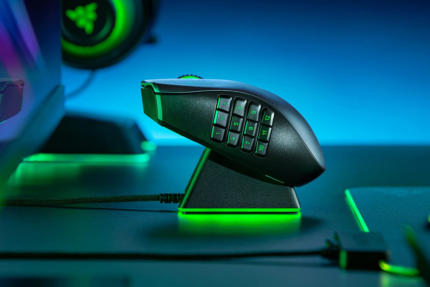 Razer Naga Pro - Modular Wireless Gaming Mouse with Interchangeable ...
