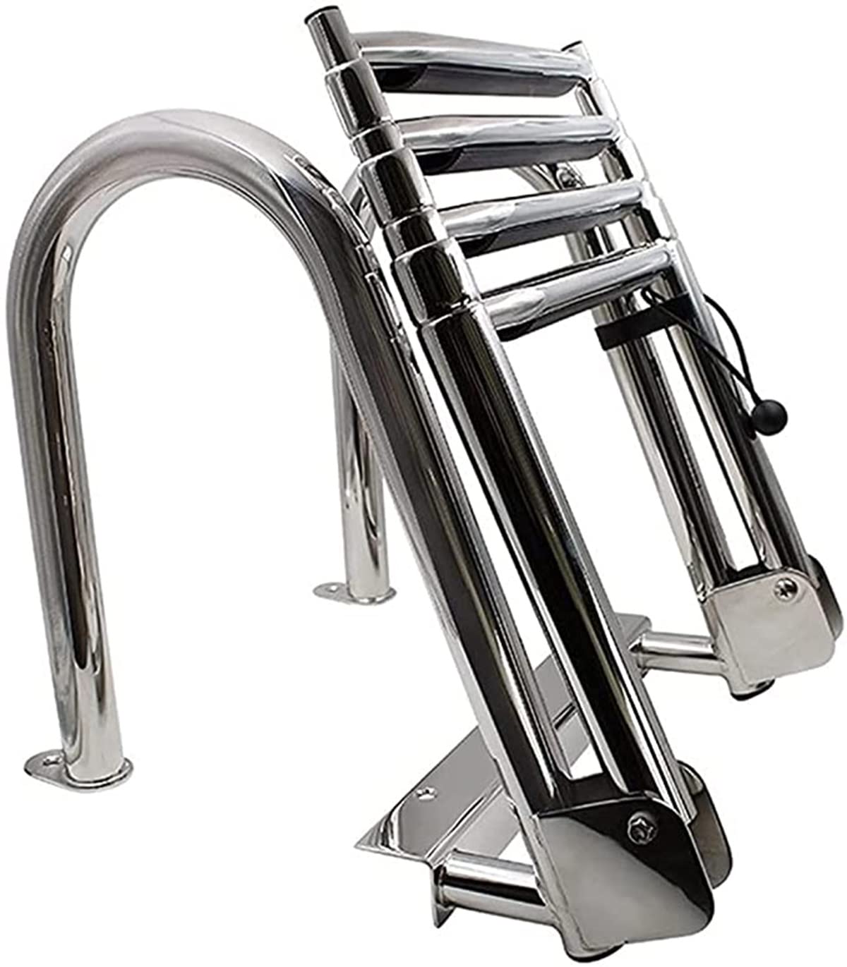 Buy YUMEIGE Boat ladder Stainless 4 Step Boat Ladder, Heavy Duty ...