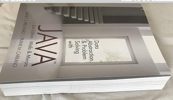 Data Abstraction and Problem Solving with Java: Walls and Mirrors ...