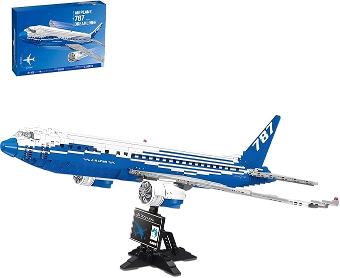 Amazon.com: LQPFBSM Boeing 787 Airplane Building Blocks Sets Concorde ...