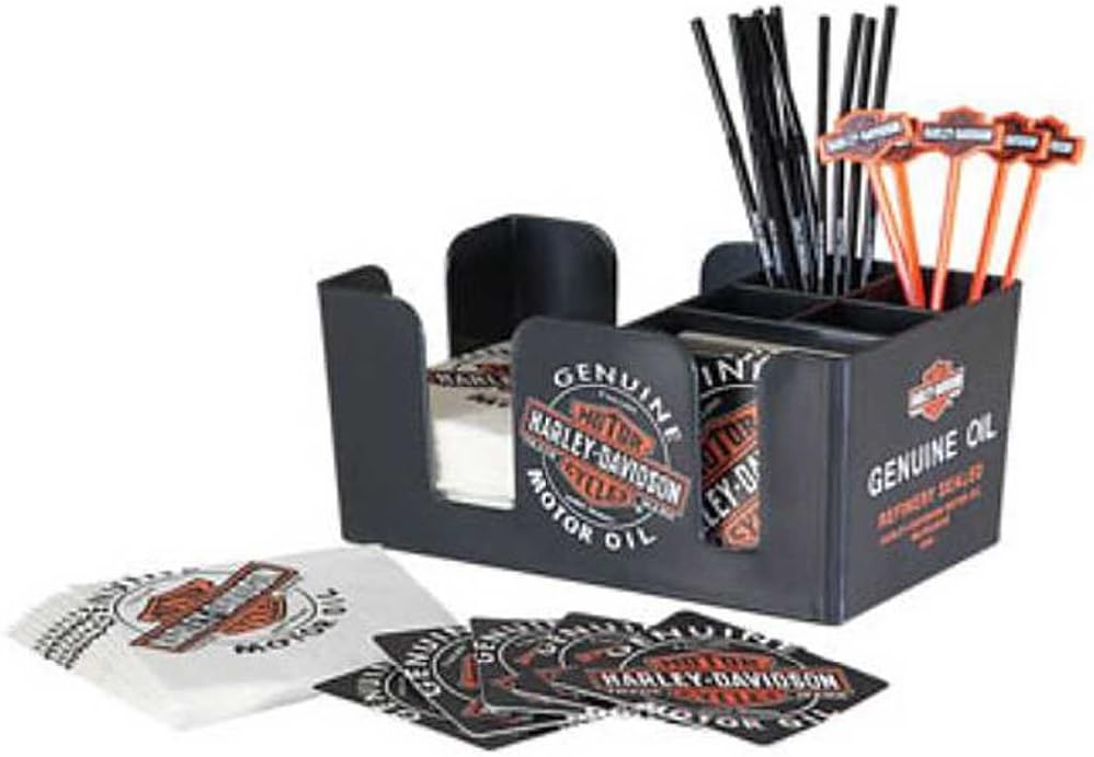 Amazon.com: Harley-Davidson Genuine Oil Can Bar Caddy HDL-18513 ...