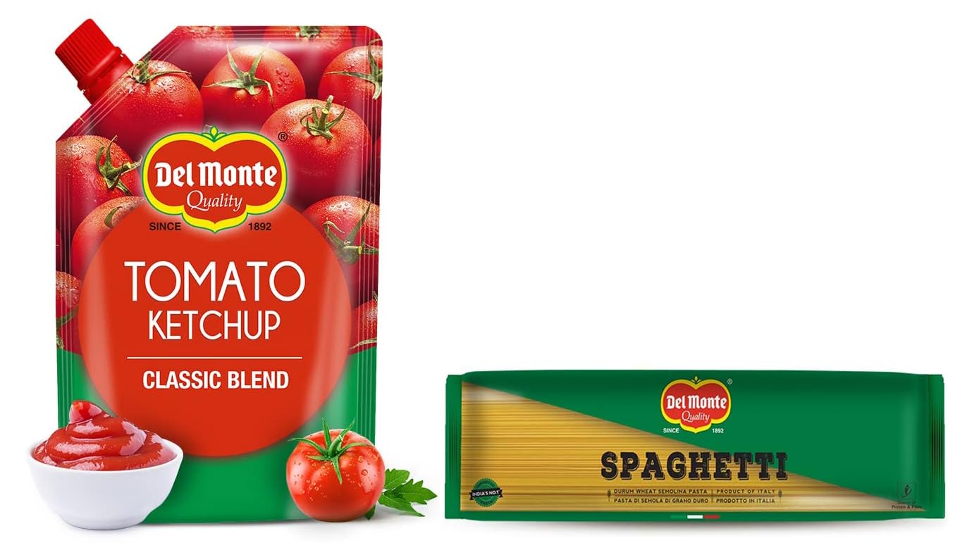 Del Monte Spaghetti Pasta (Imported), 500 grams, No Artificial Flavours ...
