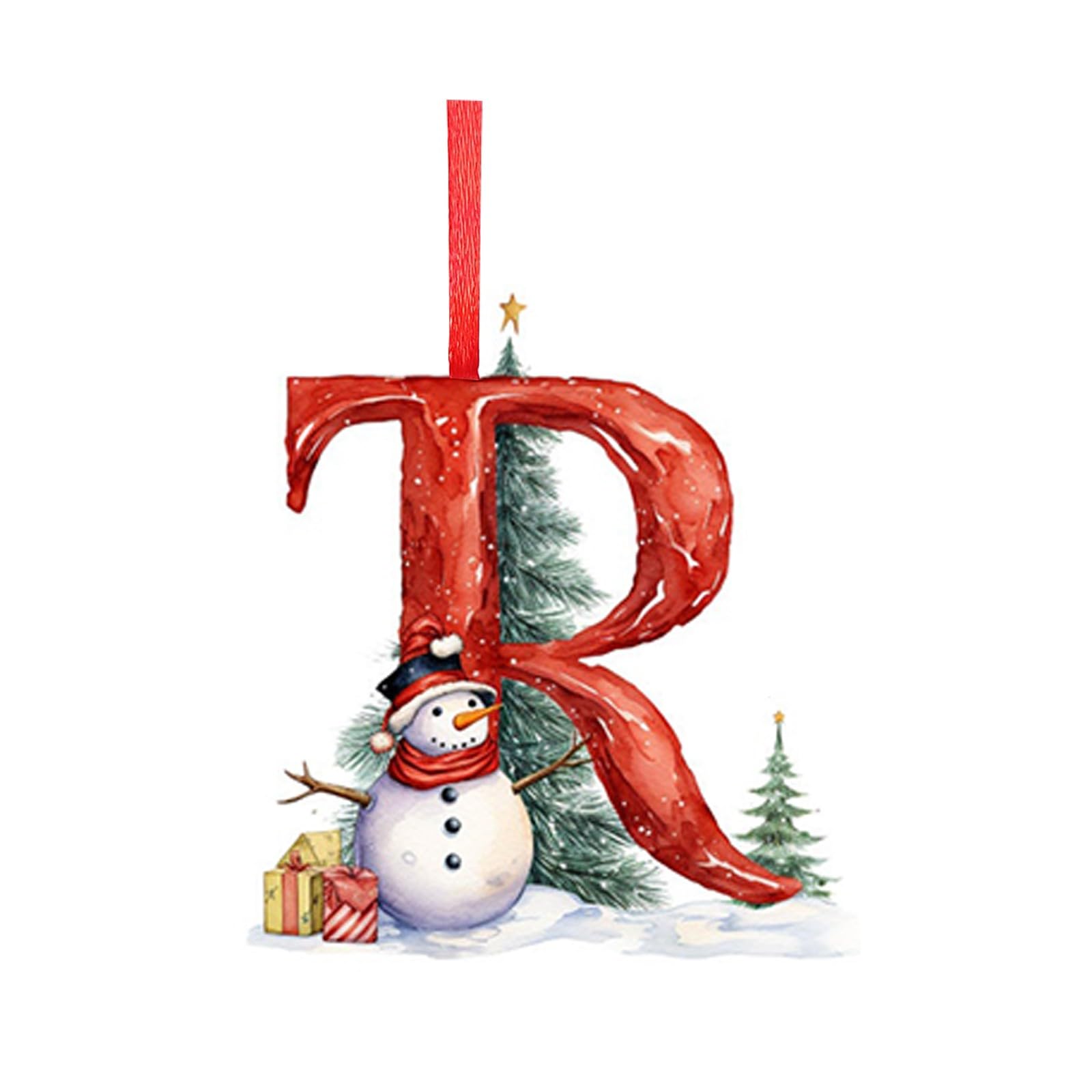 Amazon.com: 26 Letters Christmas Tree Decoration Pendant,DIY Hanging ...