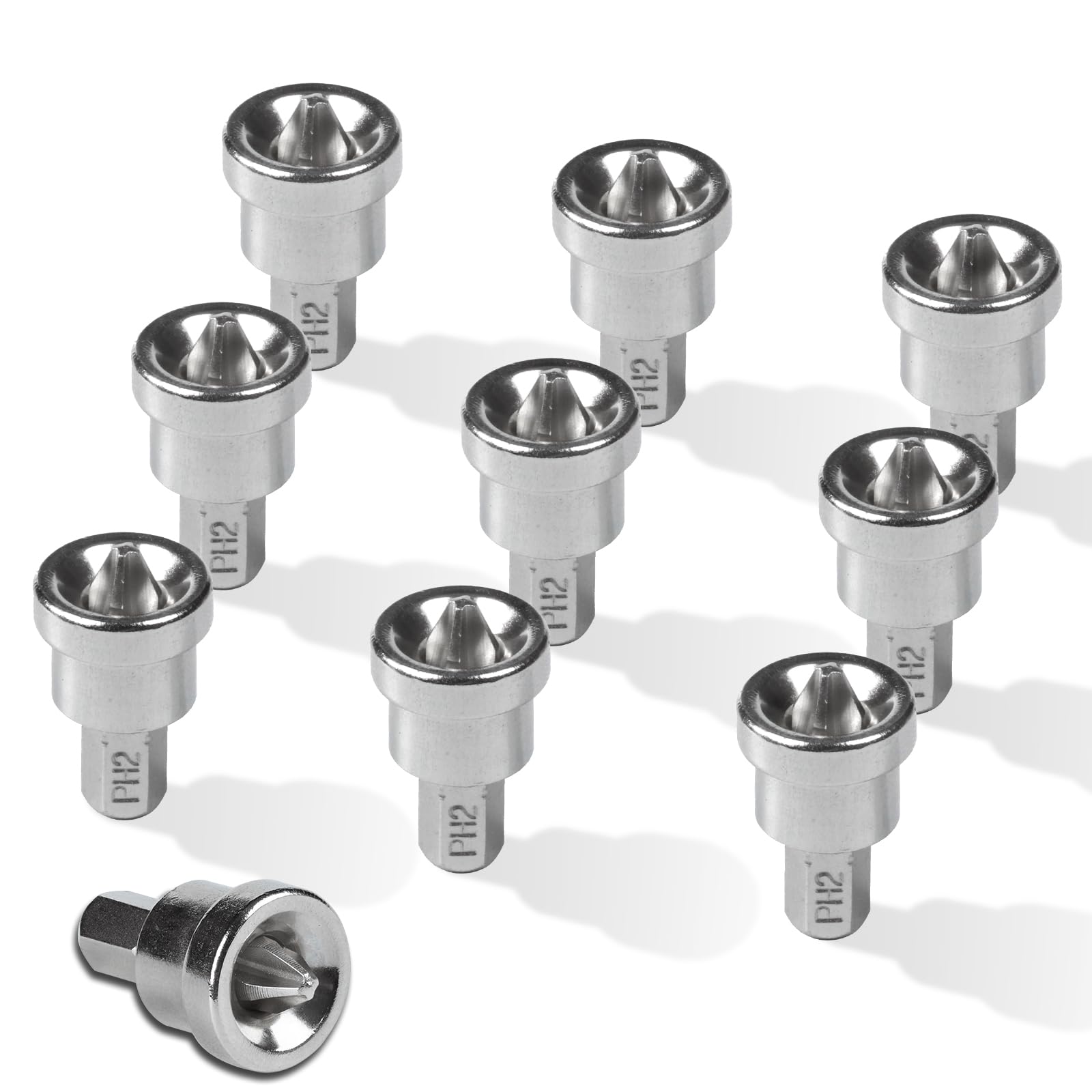 Snapklik.com : Geinxurn 10 Pcs 1" PH2 Screwdriver Bits Set For Plasterboard
