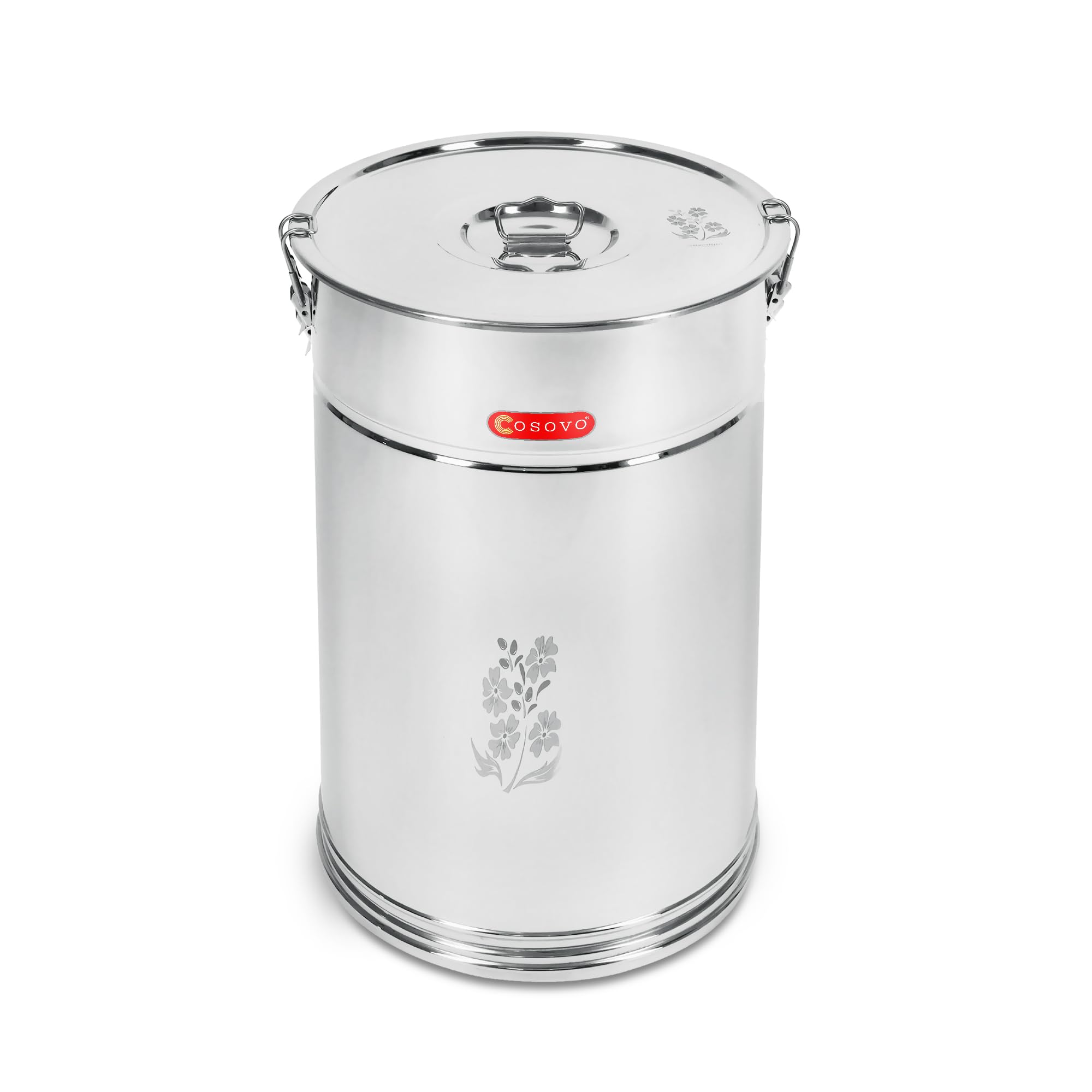 Cosovo Steel Rice Storage Container|Steel Storage Box Drum|Grocery ...