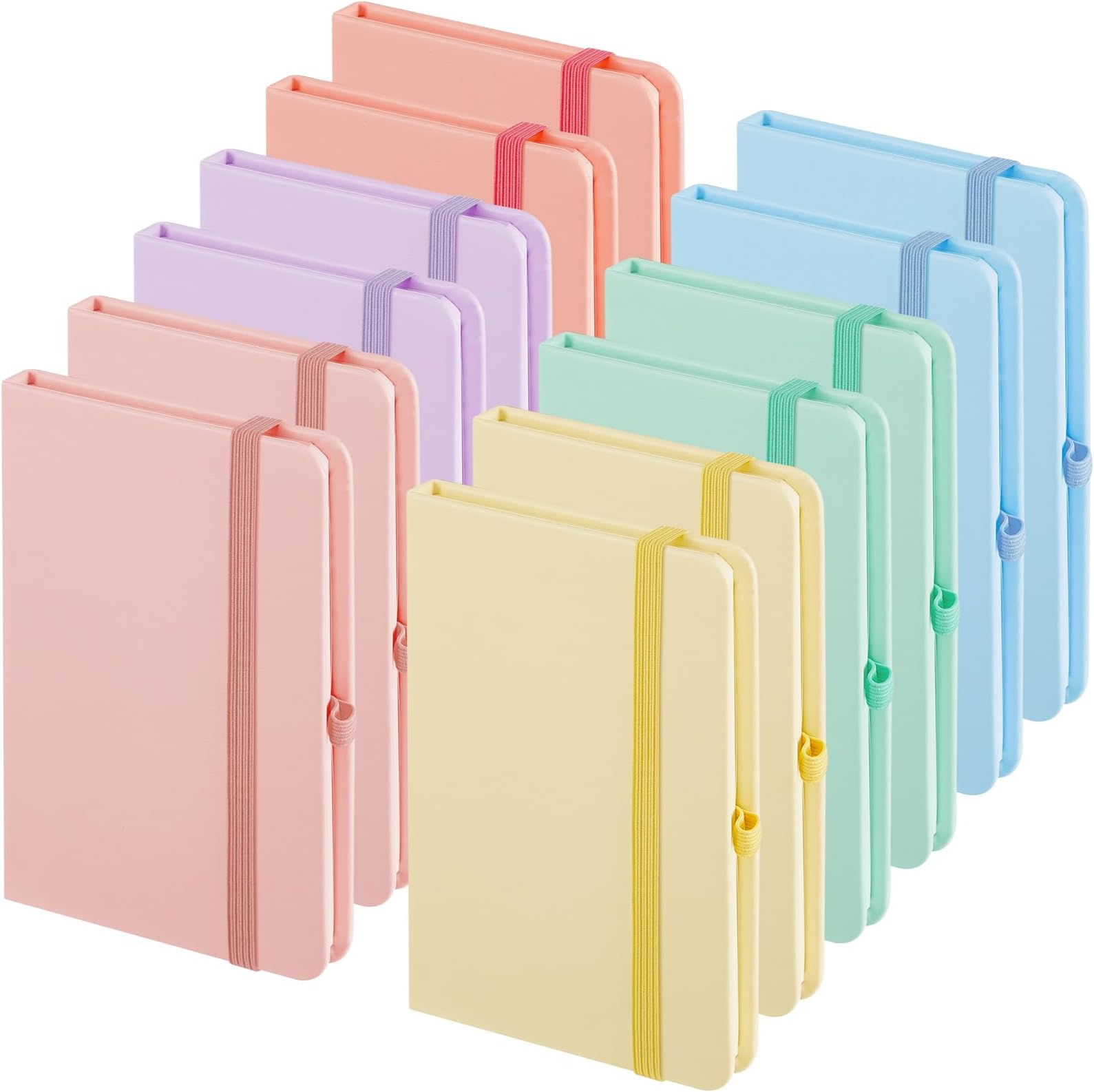Amazon.com : ZUIMER 3Pack Pocket Notebook Small Notebook Journal ...