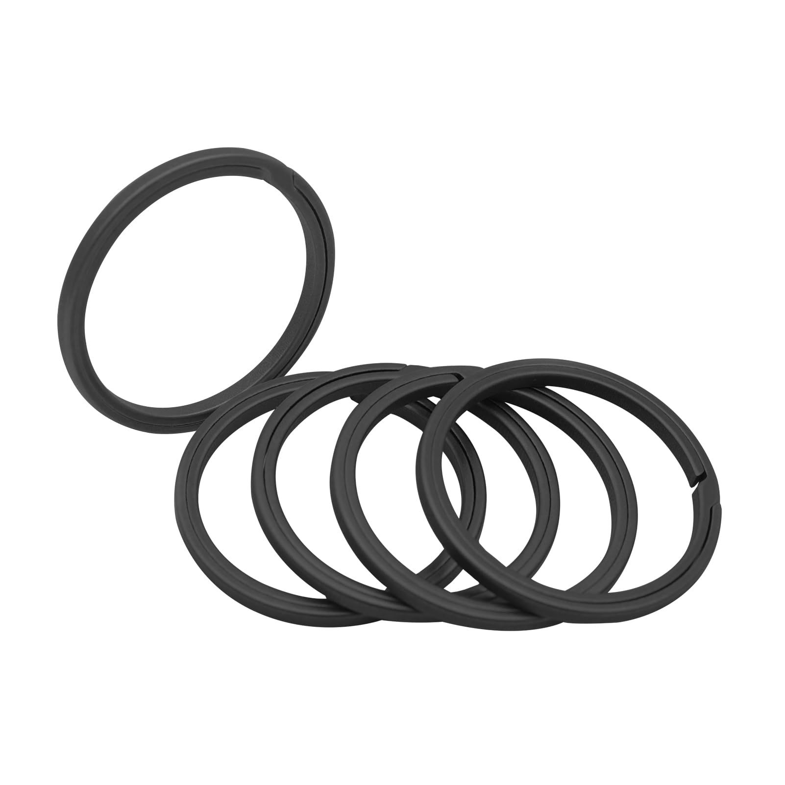 Snapklik.com : PJYTAC Black Titanium Side Pushing Key Ring For Key ...