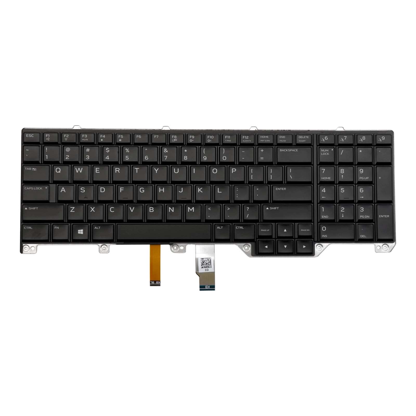 Amazon.com: US Layout Black Keyboard with Backlit Replacement for Dell ...