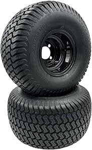 Amazon.com: Hoosier Wheel Set of 2-20x10.00-8 Tire and Rim (Compatible with Wright Stander ...