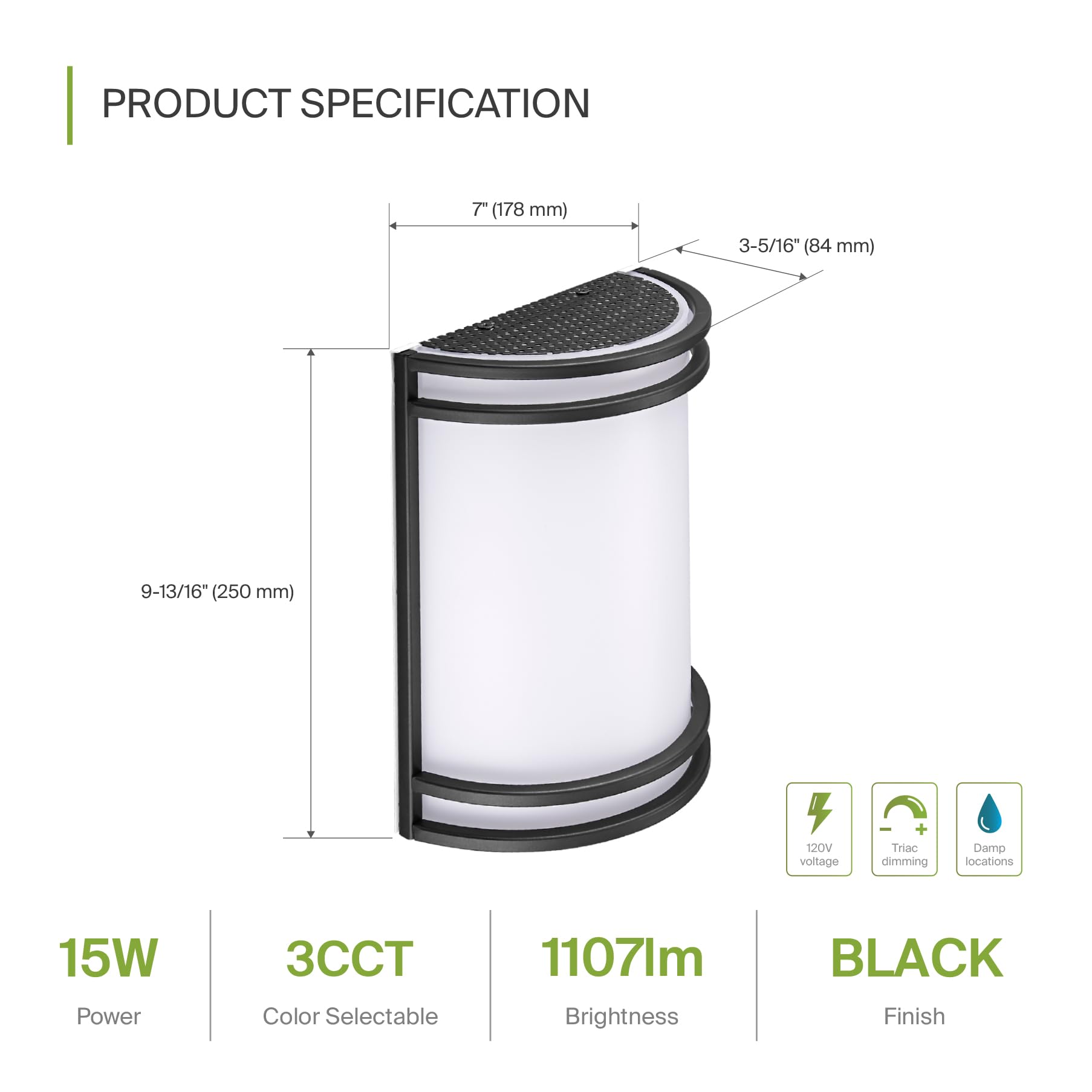 Wall Mount Light Fixture Measurements LightInTheBox Modern Wall Sconce