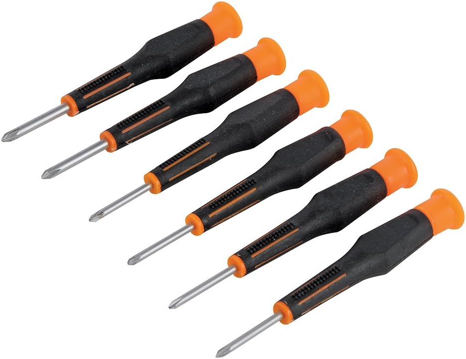 Silverline 282445 Precision Screwdriver Set PZD and Phillips, 105 mm ...