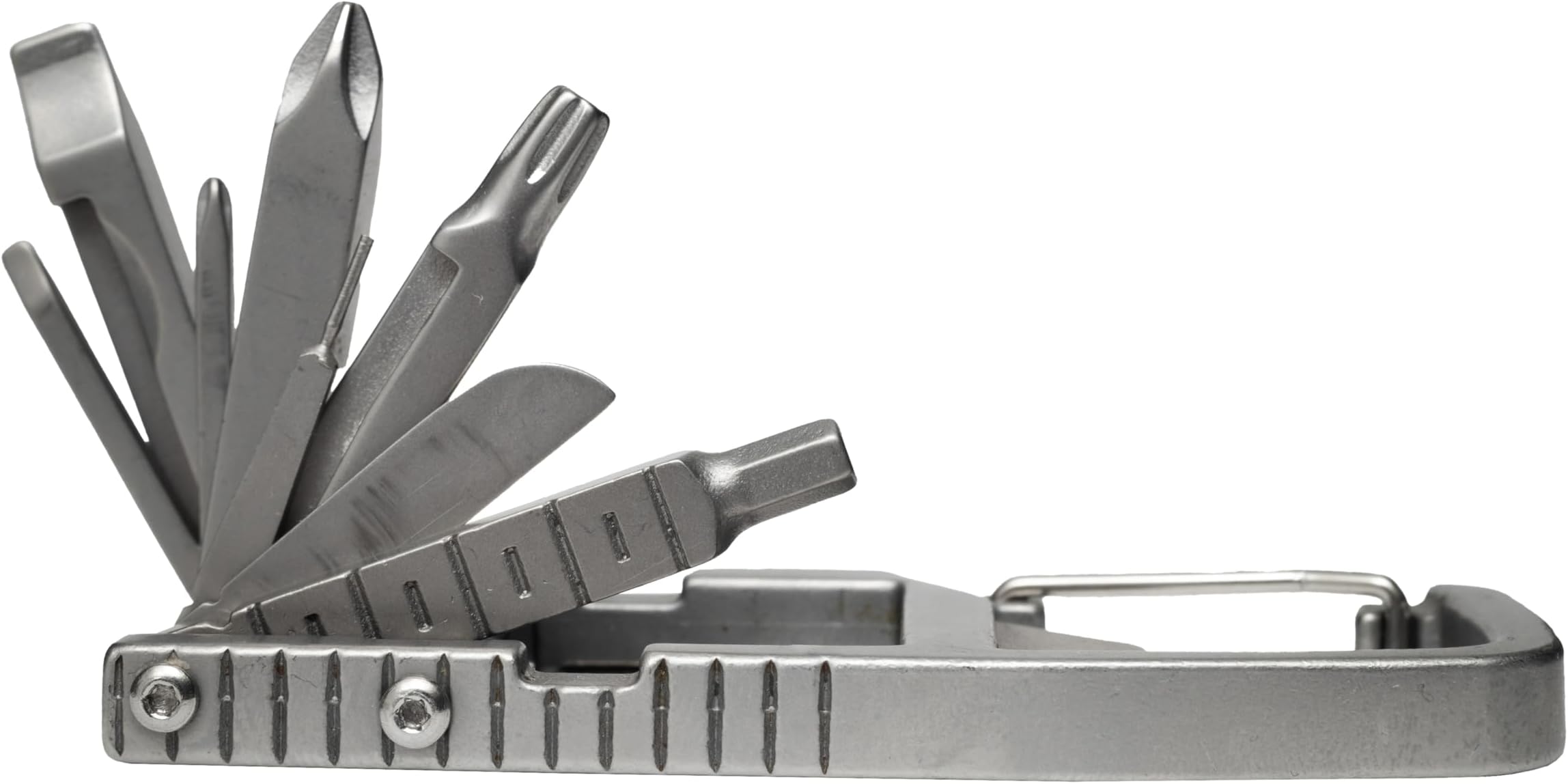 PELZ 12 in 1 Multi Tool Carabiner, Folding Tool Kit, Keychain Multitool ...