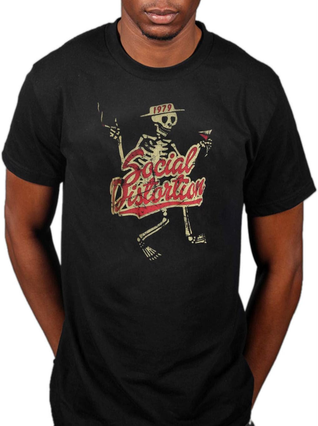 Social Distortion Vintage 1979 t-Shirt Party Skeleton Mike Ness Machine ...