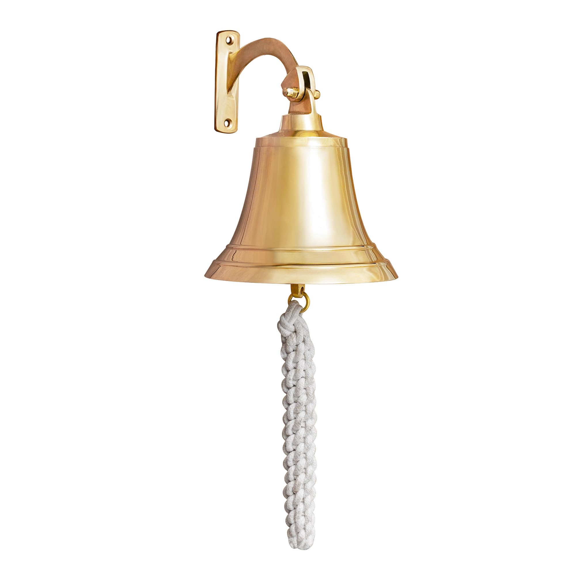 Amazon.com: Lord of Battles 6" Long Solid Brass Bell, Wall Mounted Ship ...