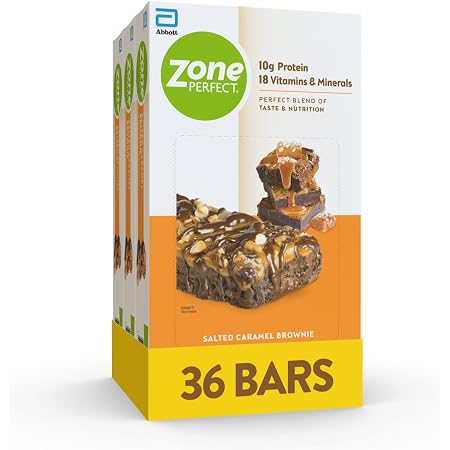 Amazon.com: ZonePerfect Protein Bars, 18 vitamins & minerals, 10g ...