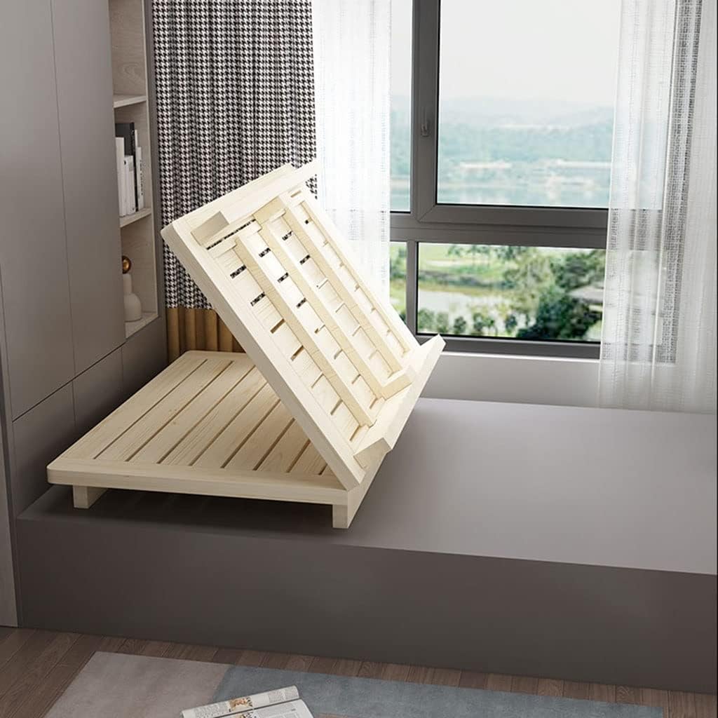 Amazon.com: Wooden Bed Slats Replacement, Solid Wood Folding Board Tatami Bed Board Ground Bed ...