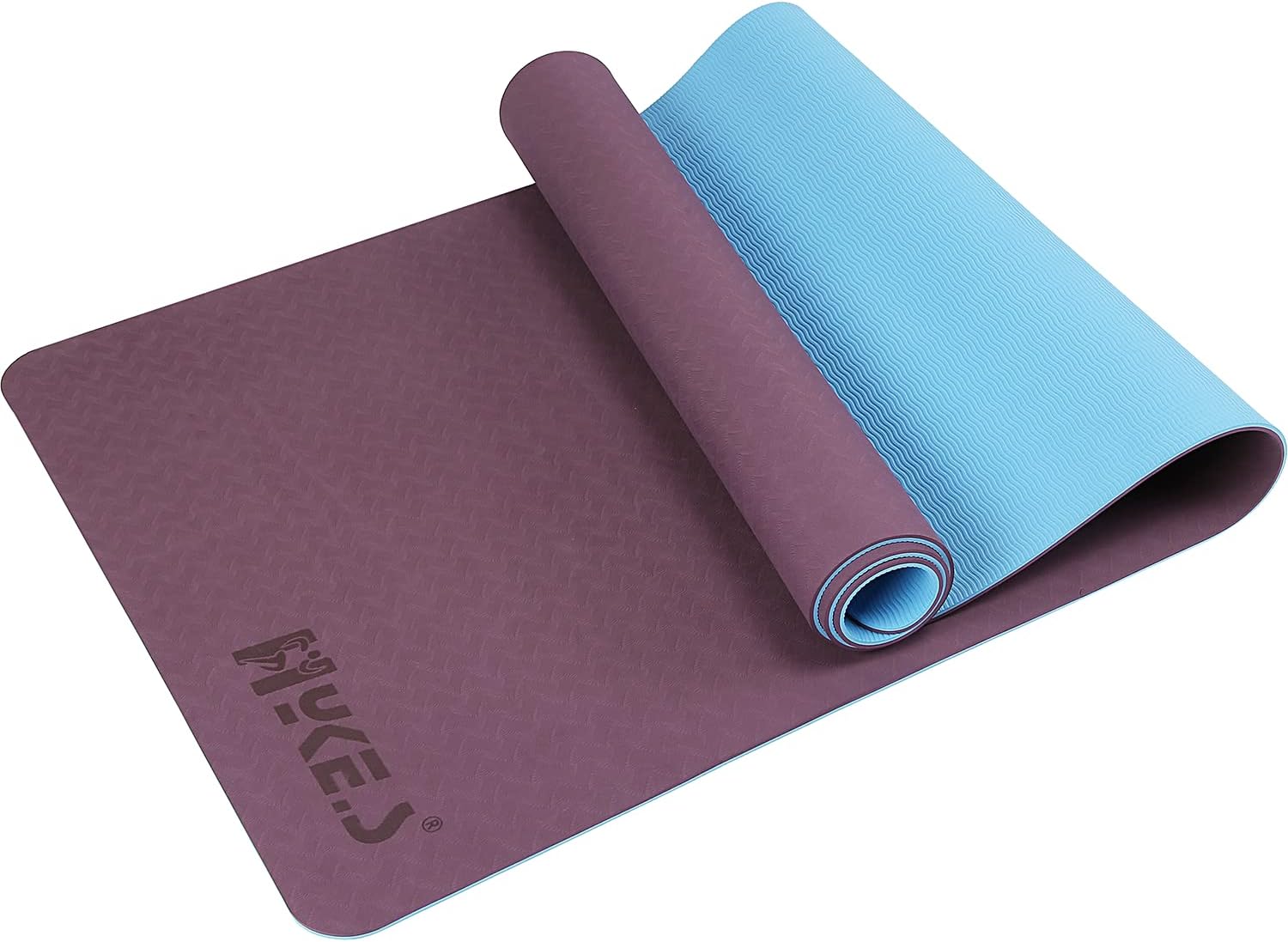 Clear Choice Yoga Mat for Women and Men with Carry Bag and Strap, TPE ...