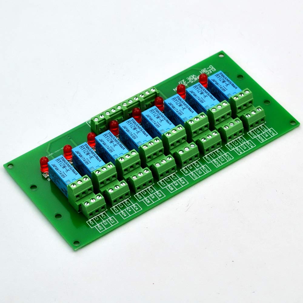 Snapklik.com : Electronics-Salon 8 Channel DPDT Signal Relay Module Board