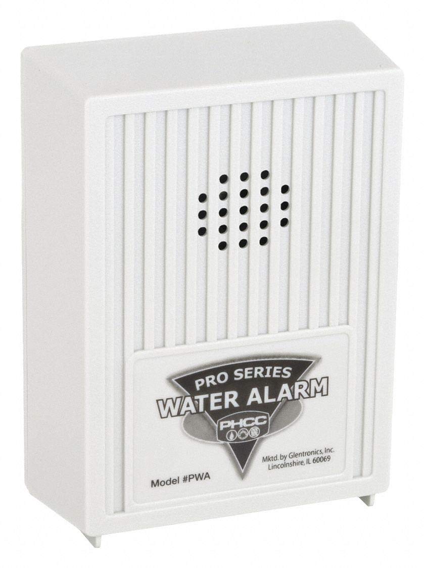 PHCC PRO Series Indoor Water Alarm, 110 dB Audio Alarm, 6 Ft Cable, 9 ...