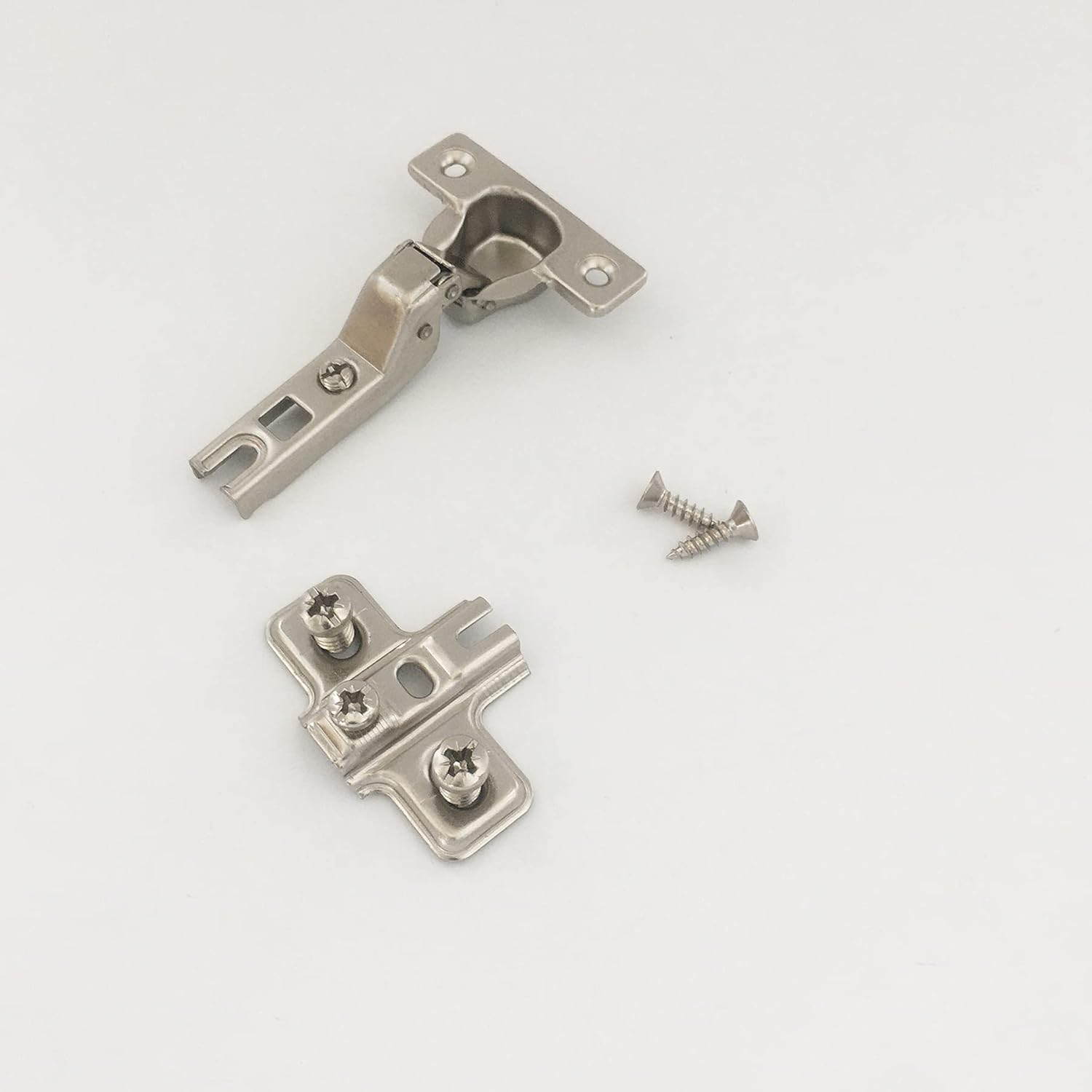 LIKERAINY 95 Degree Half Overlay Hinges 26mm Without Damper Slide on ...